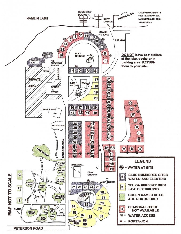 Lakeview Campsite - Visit Ludington